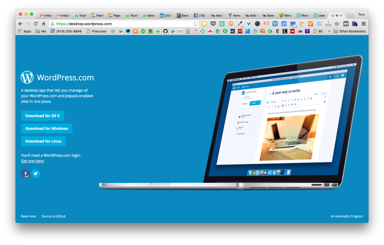 wordpress_desktop_app_webiste_screenshot | Tony Zeoli